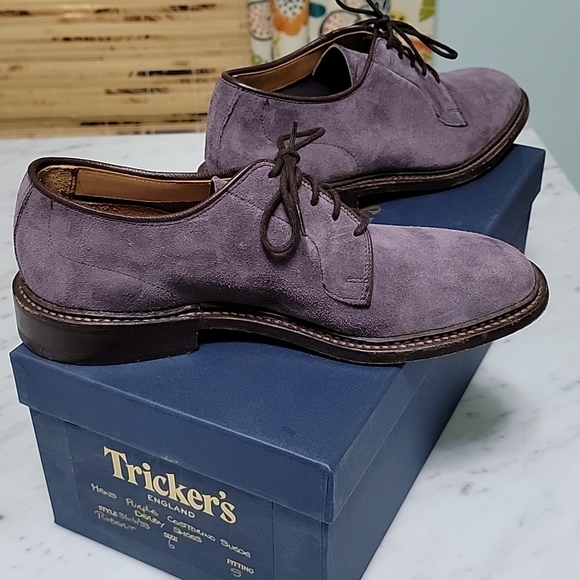 Tricker's | Shoes | Trickers Robert Purple Suede | Poshmark